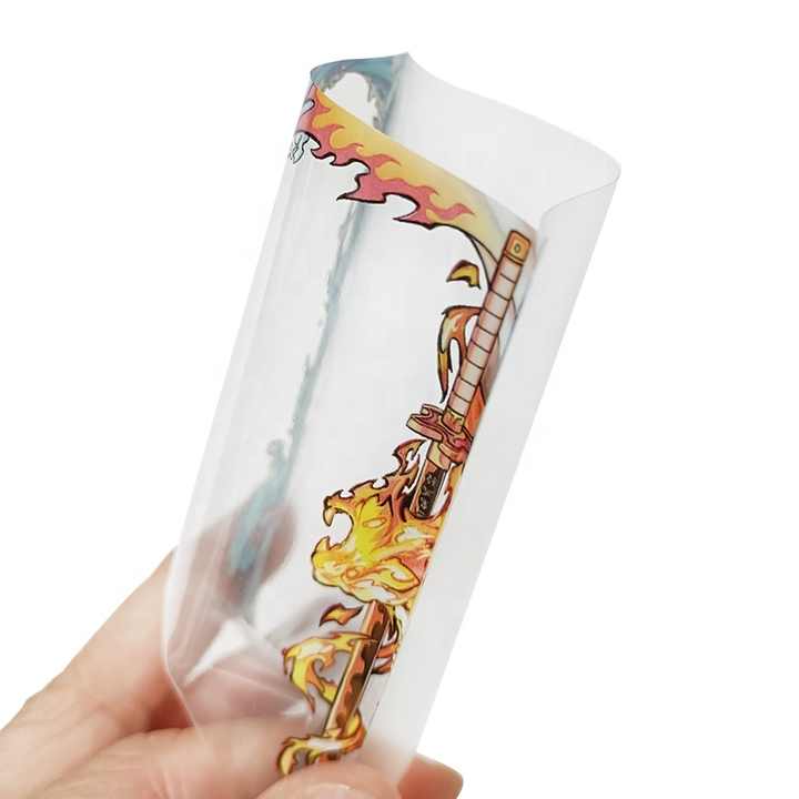 Custom Borders Clear Plastic Card Sleeves for MTG & Yugioh