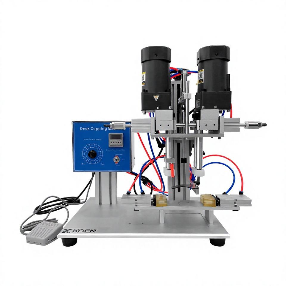 Desktop Semi-Automatic Capping Machine for Cosmetic Laundry Detergent ...