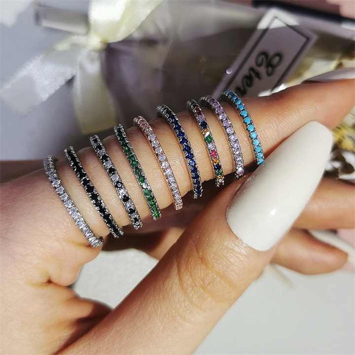 Luxury pink Knuckle Color Natural Stone Finger Rings Sterling Silver ...