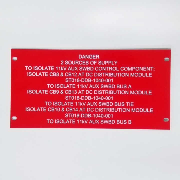 ABS Cable Label Traffolyte Label Warning Solar Label| Alibaba.com