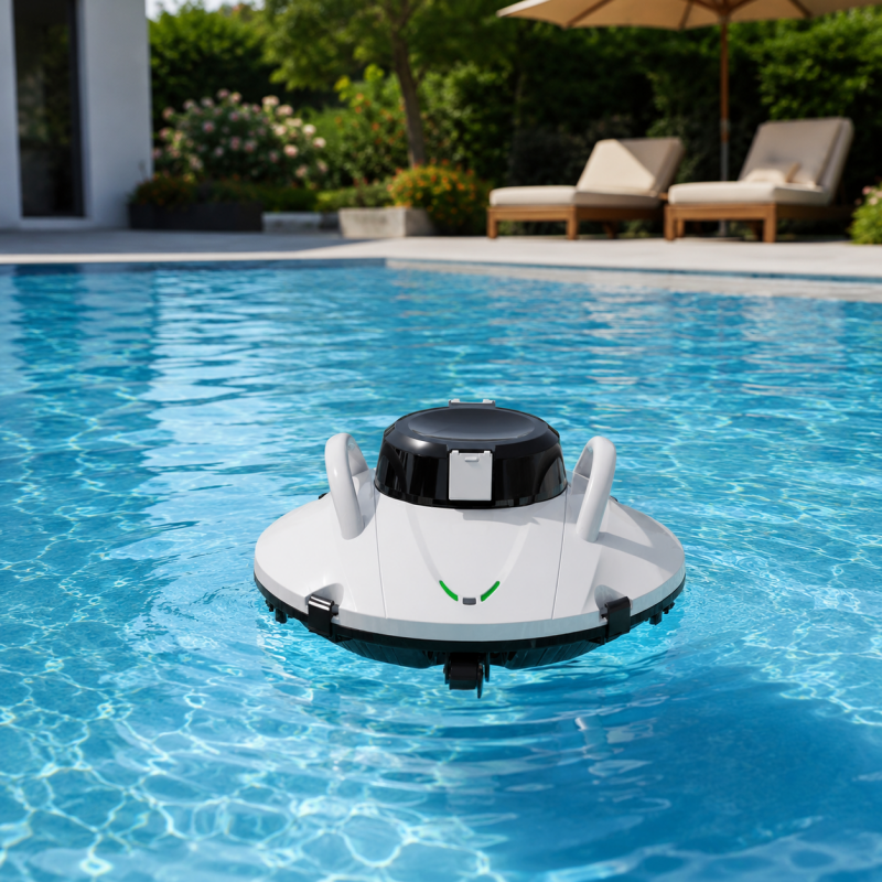 Cordless Pool Vacuum Cleaner Robot for Swimming Pool Automatic Cleaning ...