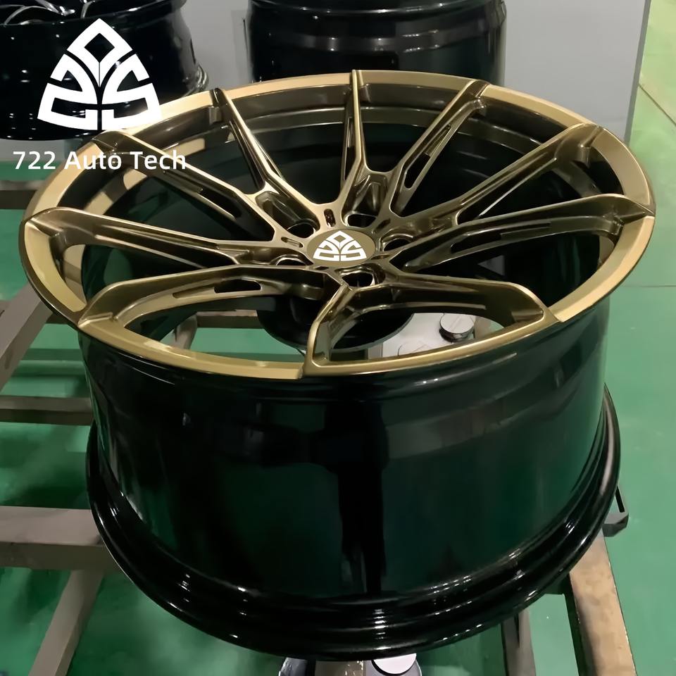722Auto New Custom Deep Concave Multi Spoke Forged Wheels 5x112/114.3 ...