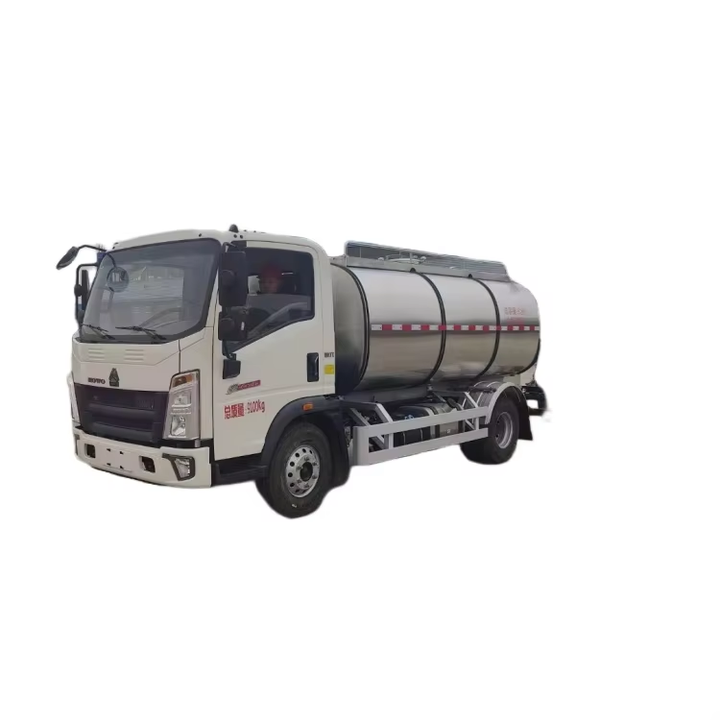 Milk Transport Vehicle Stainless Steel Insulated Tanker Truck for ...