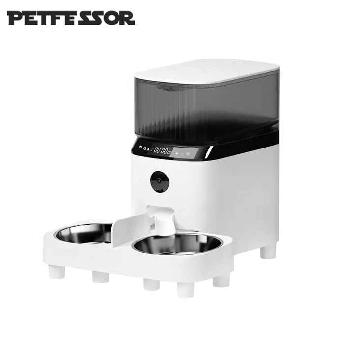 Tuya Dog Cat Smart Pet Feeder Wifi Mobile Phone App Remote Control Microchip Automatic Pet ...