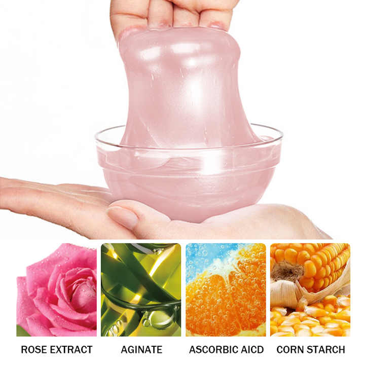 Beauty Salon Mask Powder Rose Petal Crystal Soft Mask Powder DIY Smear ...