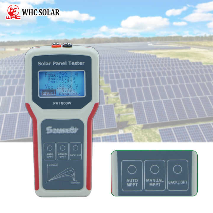 WHC Solar Panel Mppt Tester Multimeter Solar Panel Tester