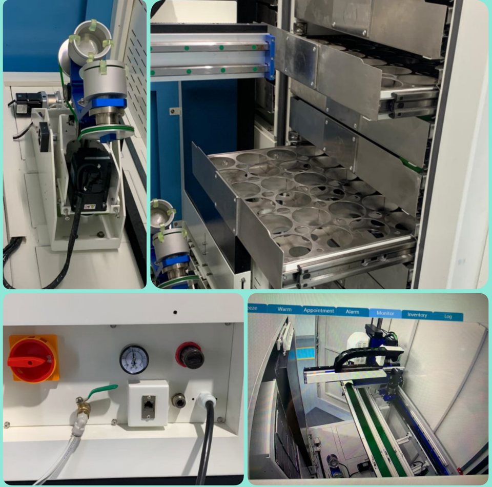SunMoon PLC Controlled Solder Paste Storage Cabinet MES System ...