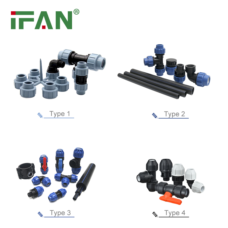 HDPE 25mm Connector - Compression Coupling Fitting for Irrigation
