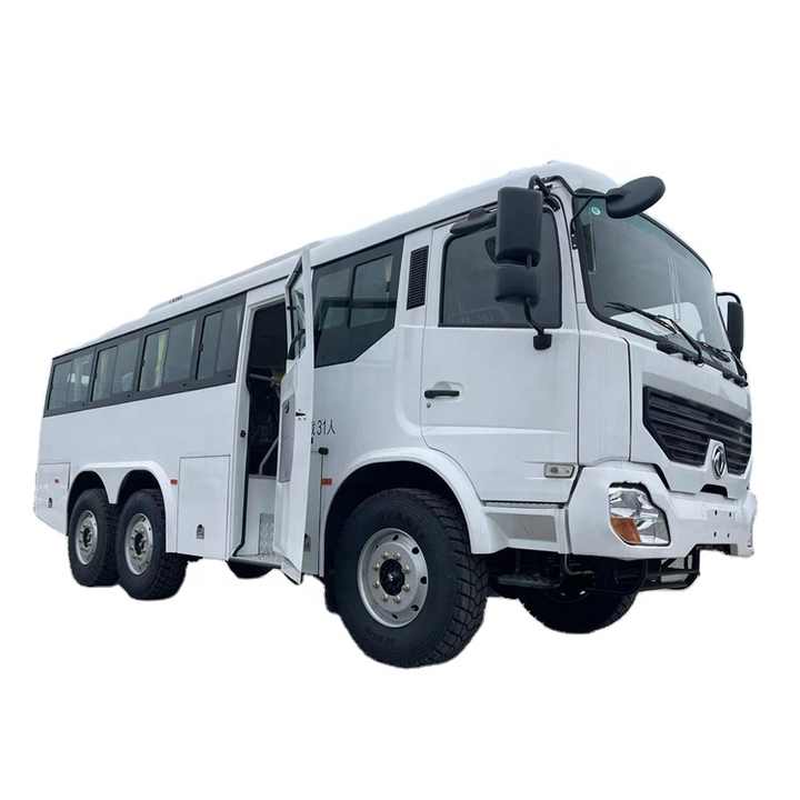 Dongfeng Desert Tour Bus 4x4 6x6 AWD off Road Trucks 35 Seats
