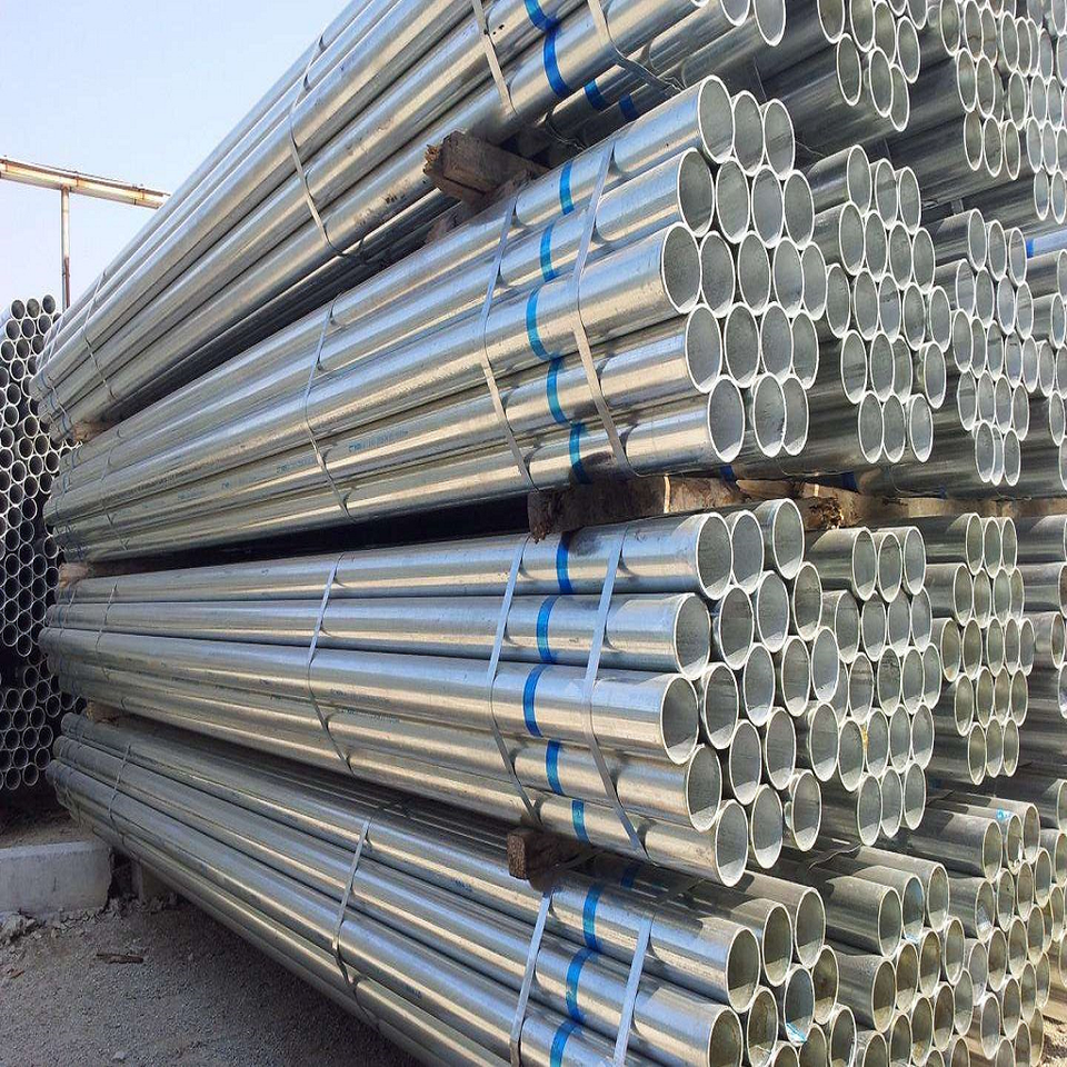 Hot Dipped Galvanized Scaffolding Steel Pipe GI Pipe Plan Ends Low ...