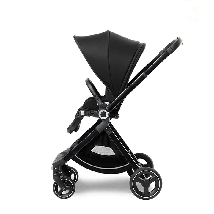 Baby Car Seat and Stroller Set Two-way Sitting and Lying Eggshell ...