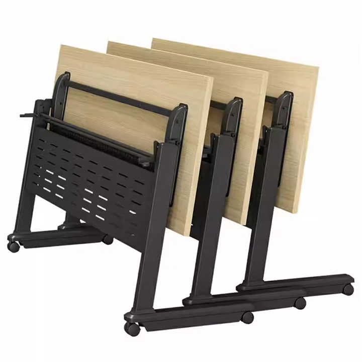 Multi-functional Desk Folding Conference Table Training Table and Chair ...