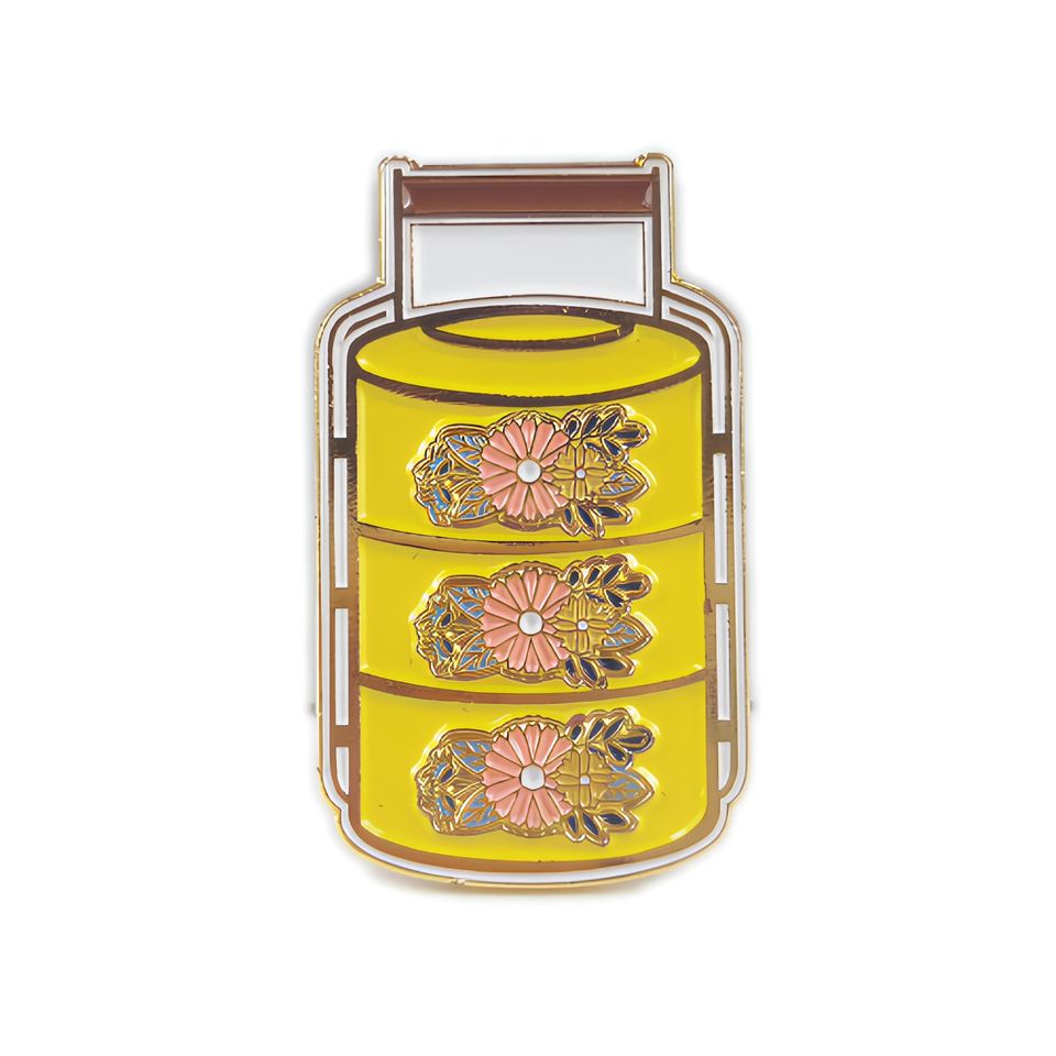 Metal Pin Custom Flower Vase Soft Enamel Lapel Pin for Spring Garden ...