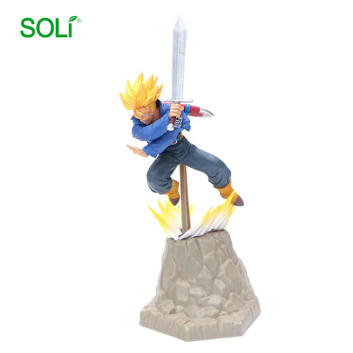 20 cm dragon ball z super saiyan Trunks chests figurine| Alibaba.com