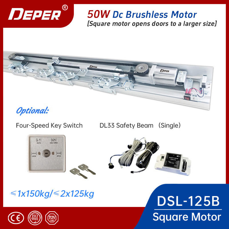 Deper CE Certified 150kg Automatic Sensor Sliding Glass Door Operator ...