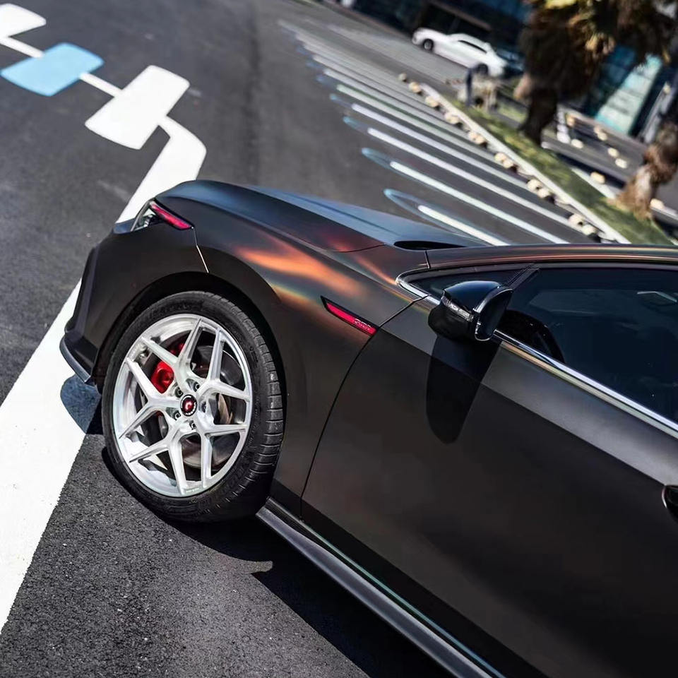 WRAPMASTER PET Color Shift Matte Chrome Laser Steel Wrap