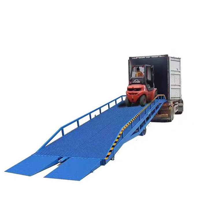 8 Ton 10 Ton 12 Ton Container Forklift Loading and Unloading Platform Mobile Boarding Bridge in ...