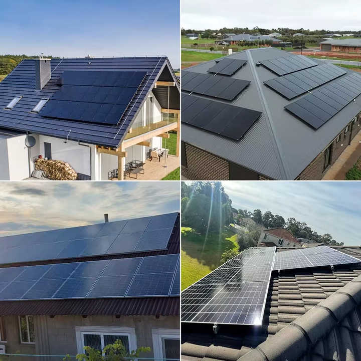 3kW 5kW 6kW 15kW Hybrid Inverter Full Set Systeme Solaire Kit Complet ...