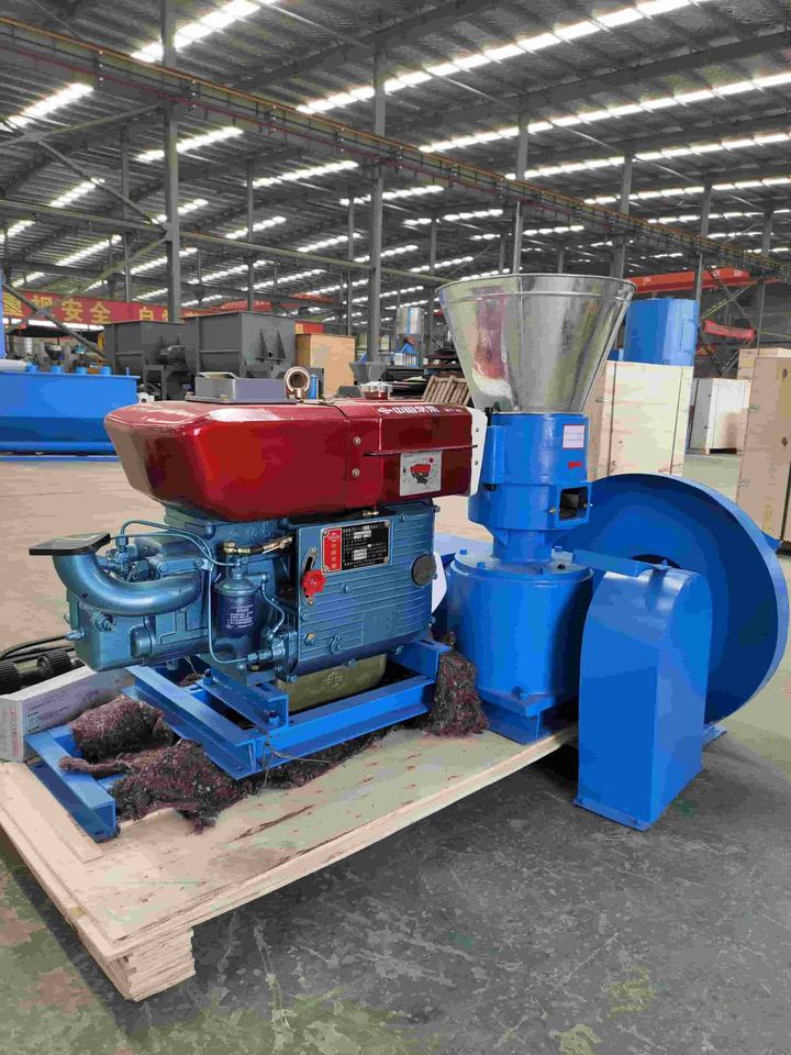 Diesel Engine Farm Animal Food Feed Pallet Making Machine Feed Pellet ...