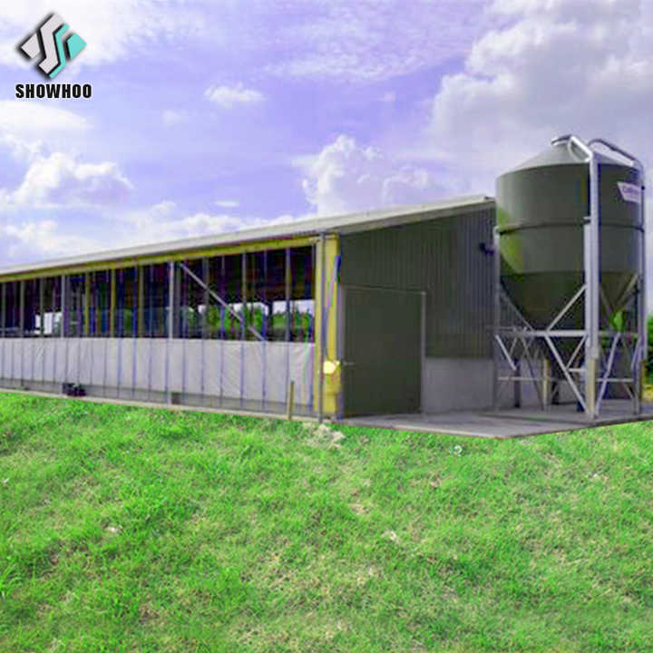 Automatic Prefabricated Steel Structure Pig House Farm