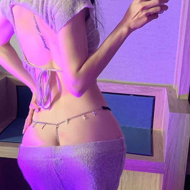 Njc Luxury Black Nylon G String Panties Chain Thong Hot Sale Metal