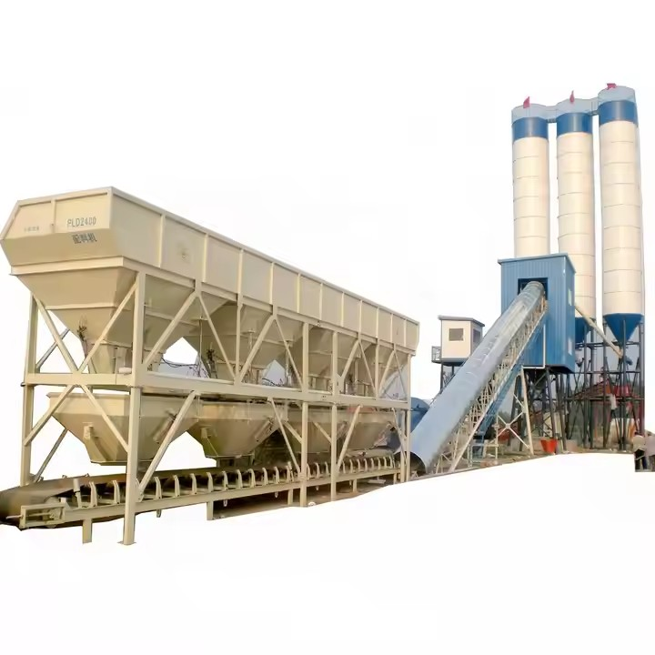 HZS120 Mobile Concrete Batching Plant Quick Installation Design ...