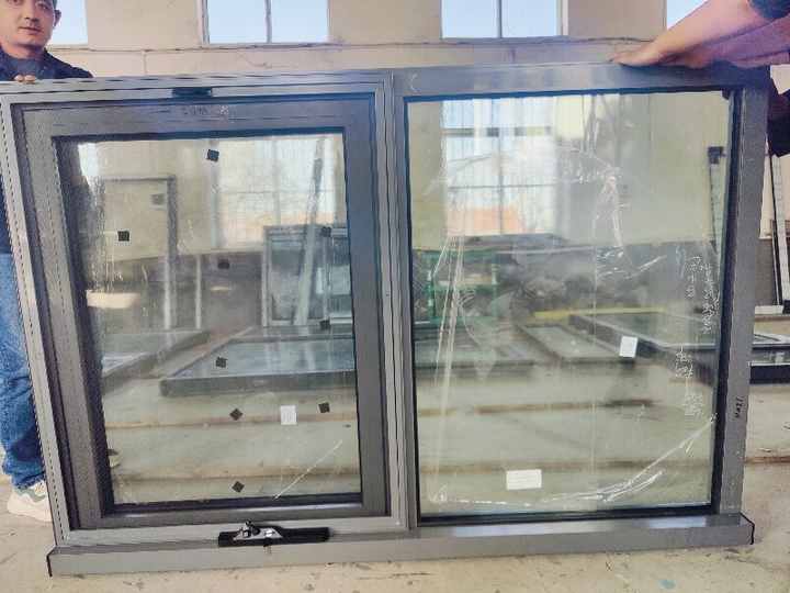 Double Glazed Aluminium Tempered Glass Awning Windows Impact Hurricane ...