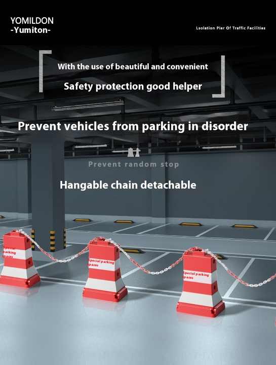 Flexible PE Isolation Road Guardrail Fence Traffic Barriers Anti ...