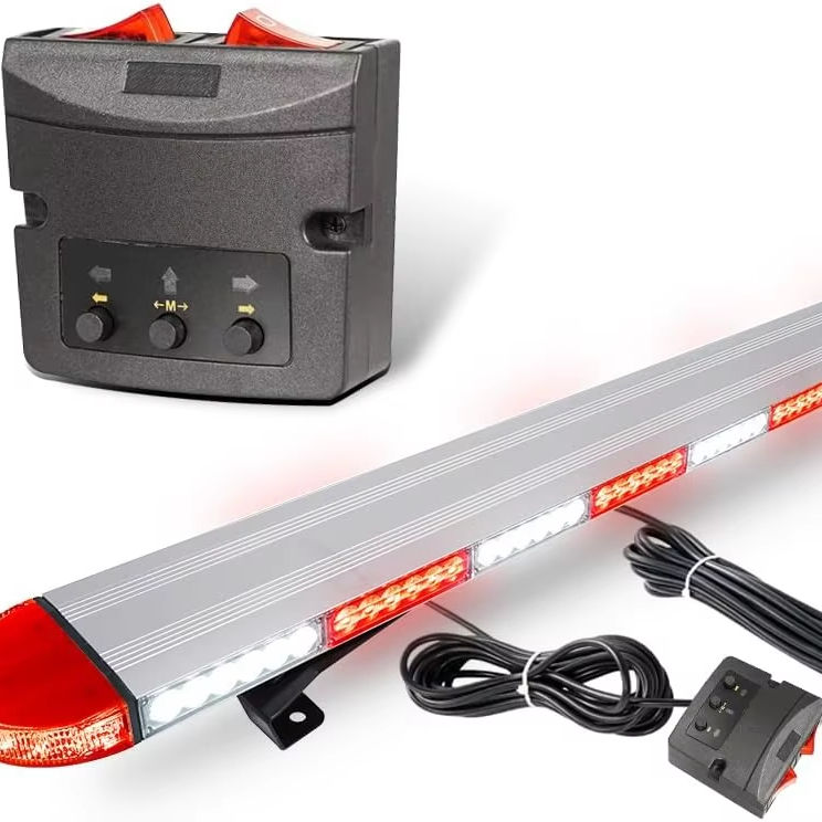 49 Inch Low Profile Emergency Strobe Lights 12V 1200 Lumens 130W Full ...