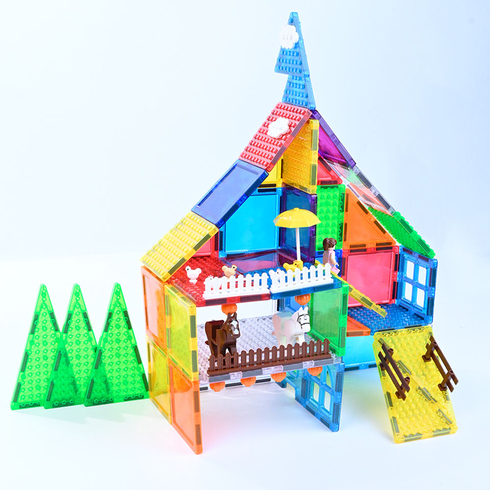 Magnetic Tiles Set Custom Magnetic Blocks Building Bricks Magnetic ...