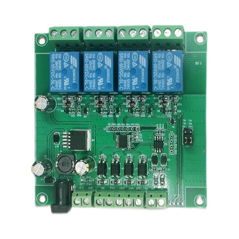 Taidacent 2 Way Modbus Rtu Relay Module Switching Input and Output ...