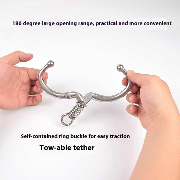 Spring Bull Nose Pliers Stainless Steel Buckle Nose Piercing Artifact ...