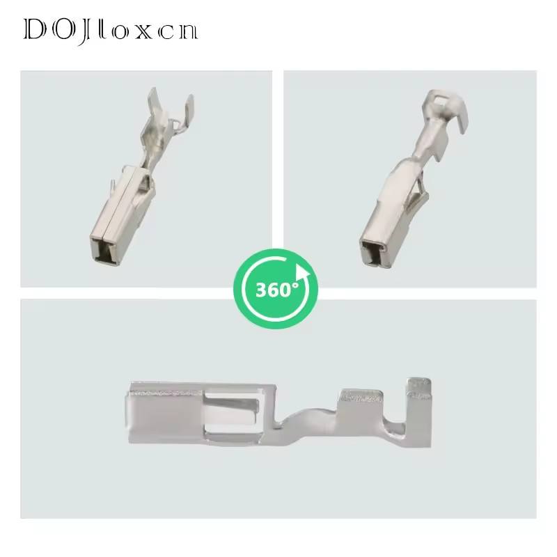 2.8mm Brass Wiring Terminal For VW Tyco AMP Automobile Splices Female ...