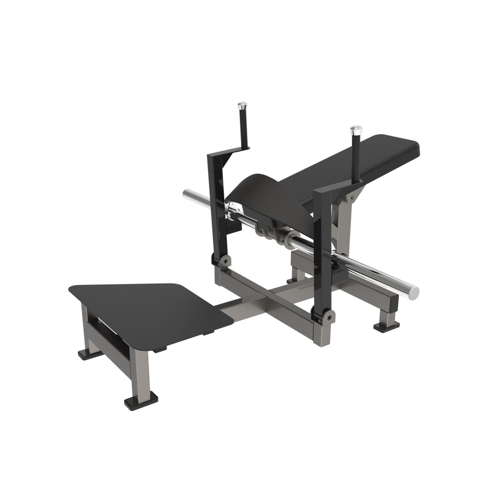 Safety Steel Hip Thrust Machine Plate Loaded Strength Gym Equipment ...