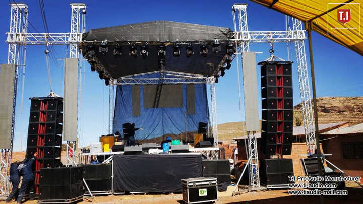 Professional Waterproof Powered Long Distance Neodymium Line Array ...