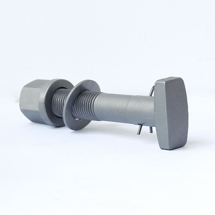 Nut Bolt with Washer T-type Wheel Bolt M18x1.5 10.9 12.9 Grade ...