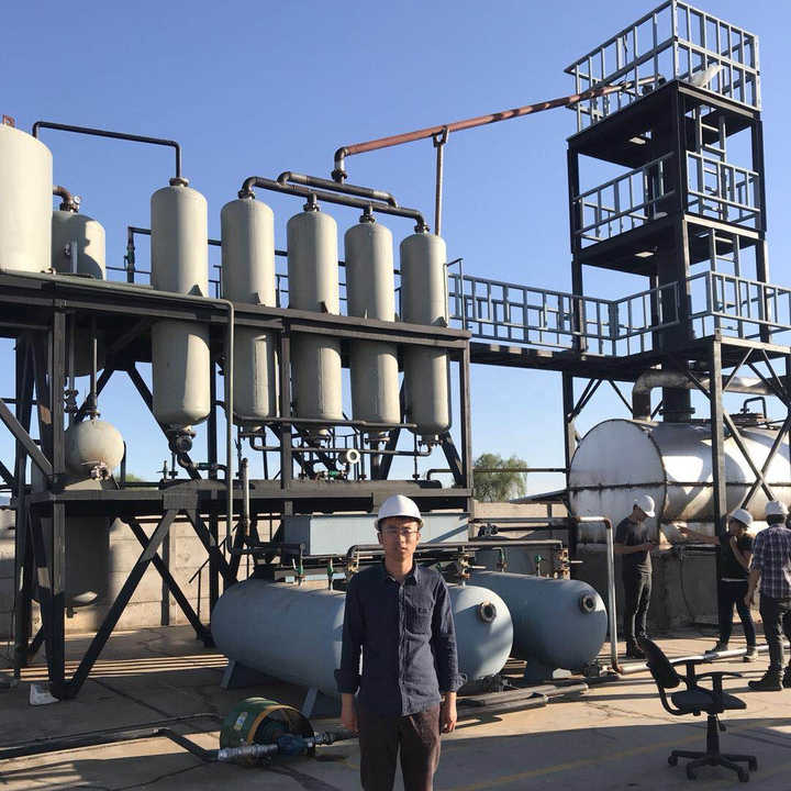 Used Car Oil Distillation Refinery Machine - Waste Recycling