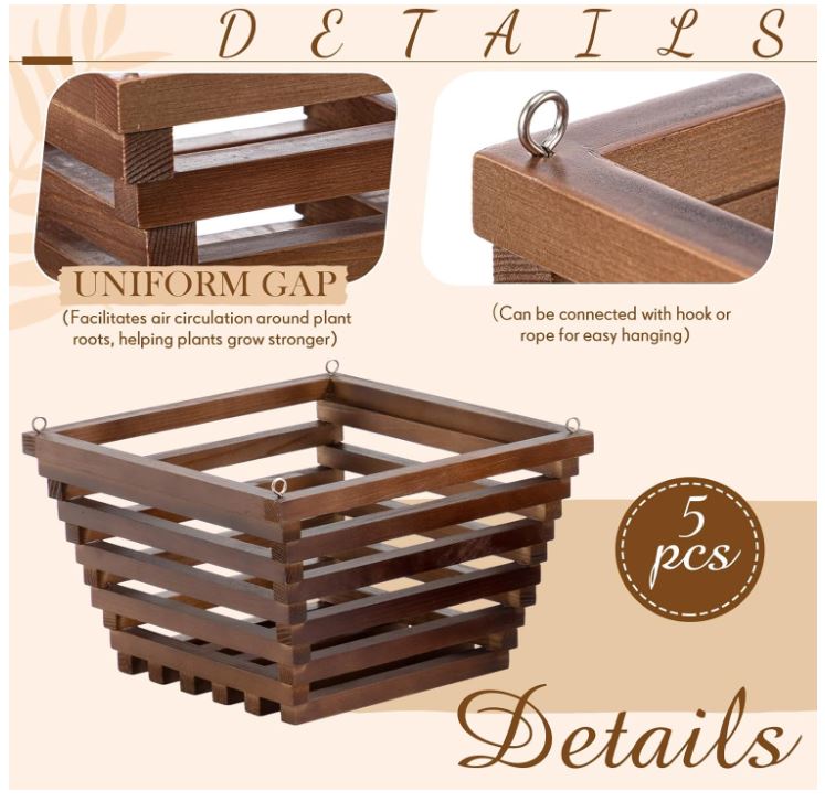 Wholesale Wooden Orchid Basket Durable Bamboo Material | Alibaba.com