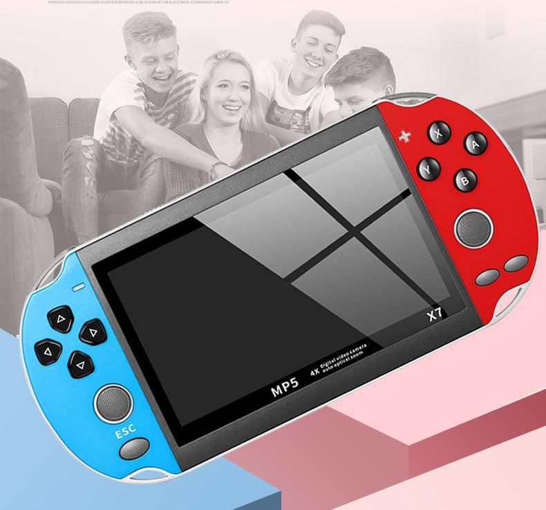 Portable X7 Handheld Building Blocks Game Console 64/128 Bits 1000 ...