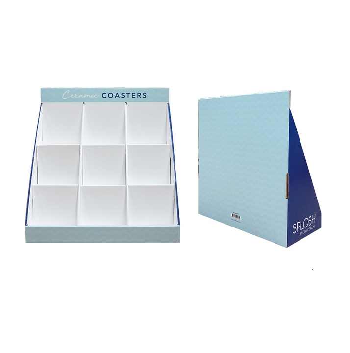 Cardboard Countertop Display Stand - Customizable & Versatile