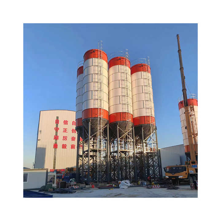 200 Tons Mini Ready Mixed Concrete Batch Plant for Sale Split Sheet ...