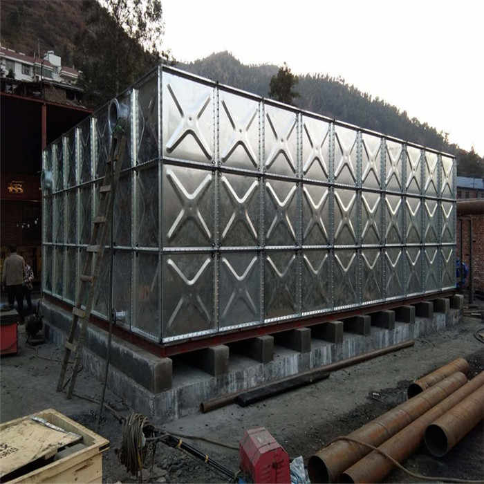 50 Cubic Meters HDG Hot Dipped Galvanized Panel Modular Tank Pressed ...