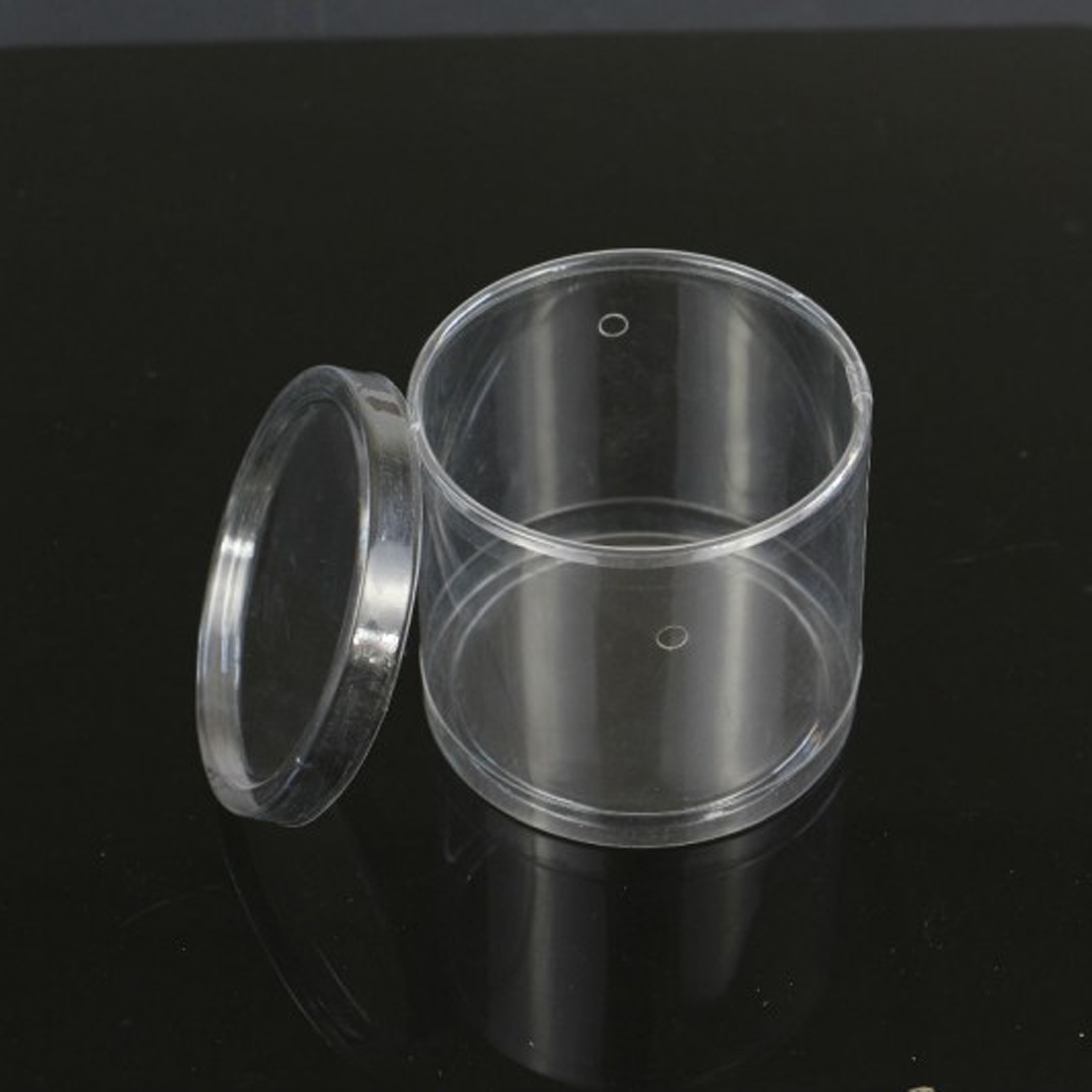 Large Clear Plastic Cylinders and Lids | Durable Food Storage