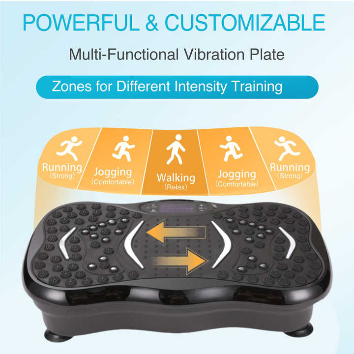 Crazy Fit Vibration Plate with Remote - Multi-Function Control