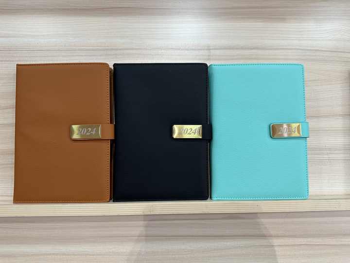 Wholesale 2024 A4 A5 Office Year Day Planner - Leather Bound