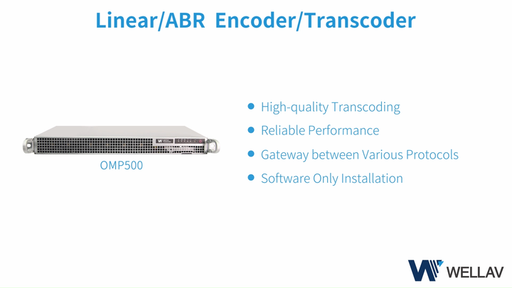 Welsv-Software OMP500 para transmisión de audio, equipo de transmisión ...
