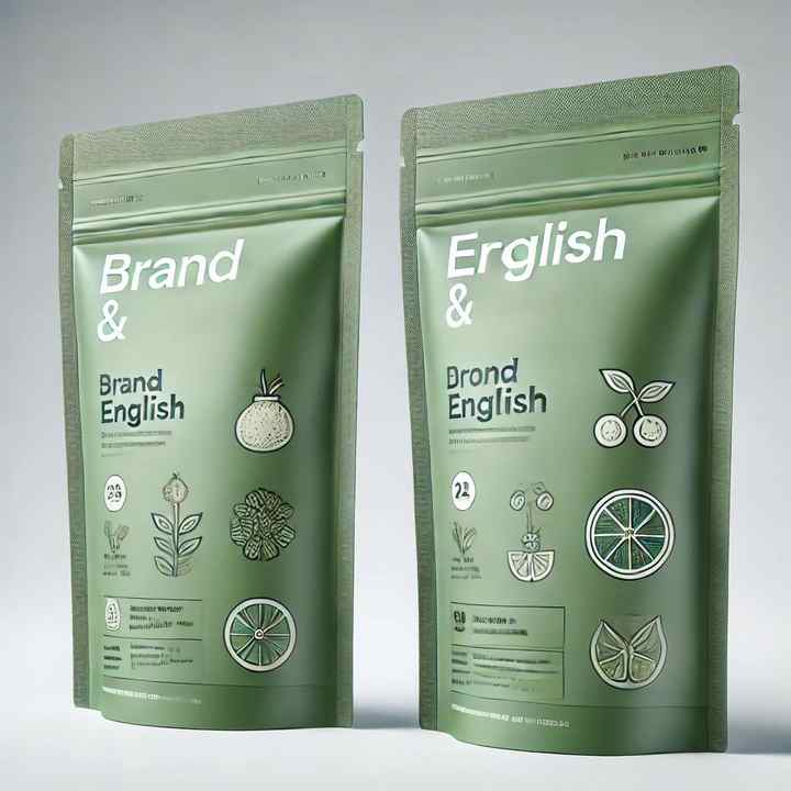 Custom Printed Food Packaging - Stand up Pouch with Zipper