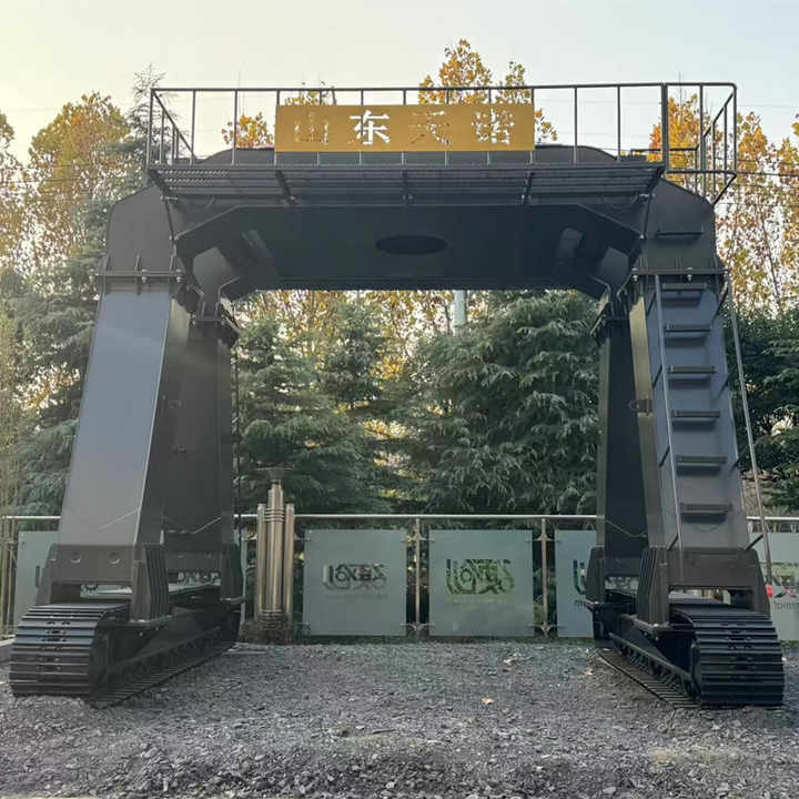 Long Legs Self-propelled Portal Chassis for the Elevated Excavators ...