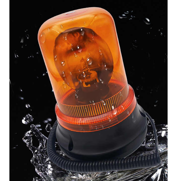 Rotating Halogen Bulb 12V Car Emergency Magnetic Roof Warning Light 24V ...