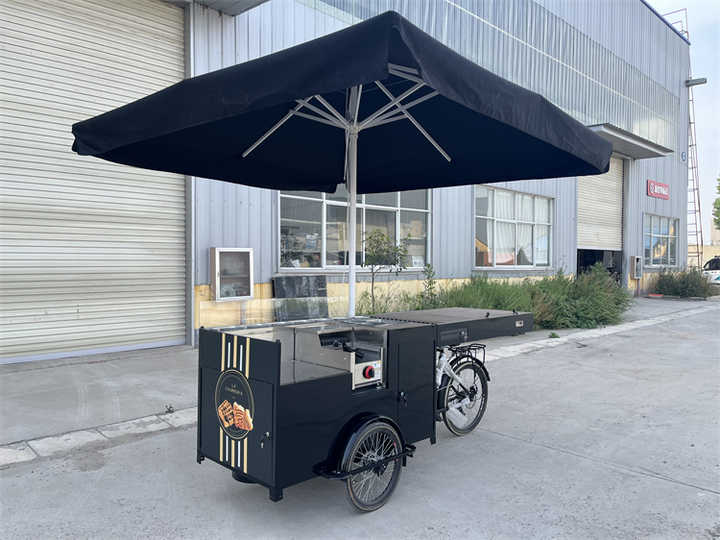 Electric Cargo Tricycle Food Trucks - High Productivity